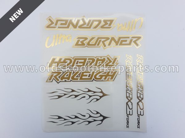 Raleigh Ultra Burner Gold | frame decal – Oldskoolbikeparts