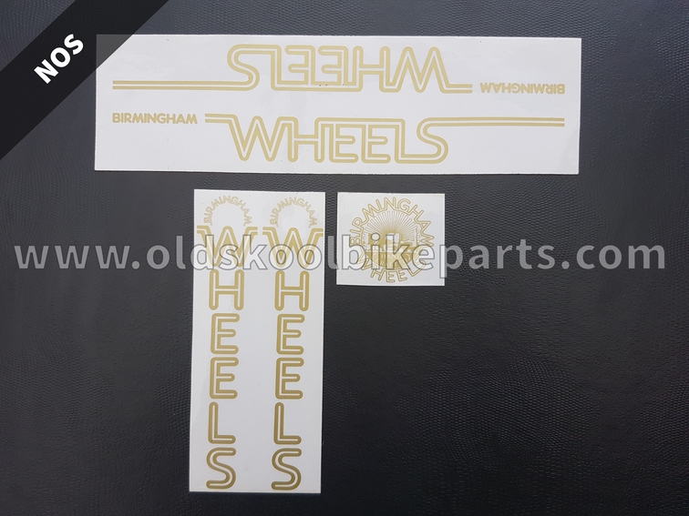 Birmingham Wheels Decalkit gold – Oldskoolbikeparts