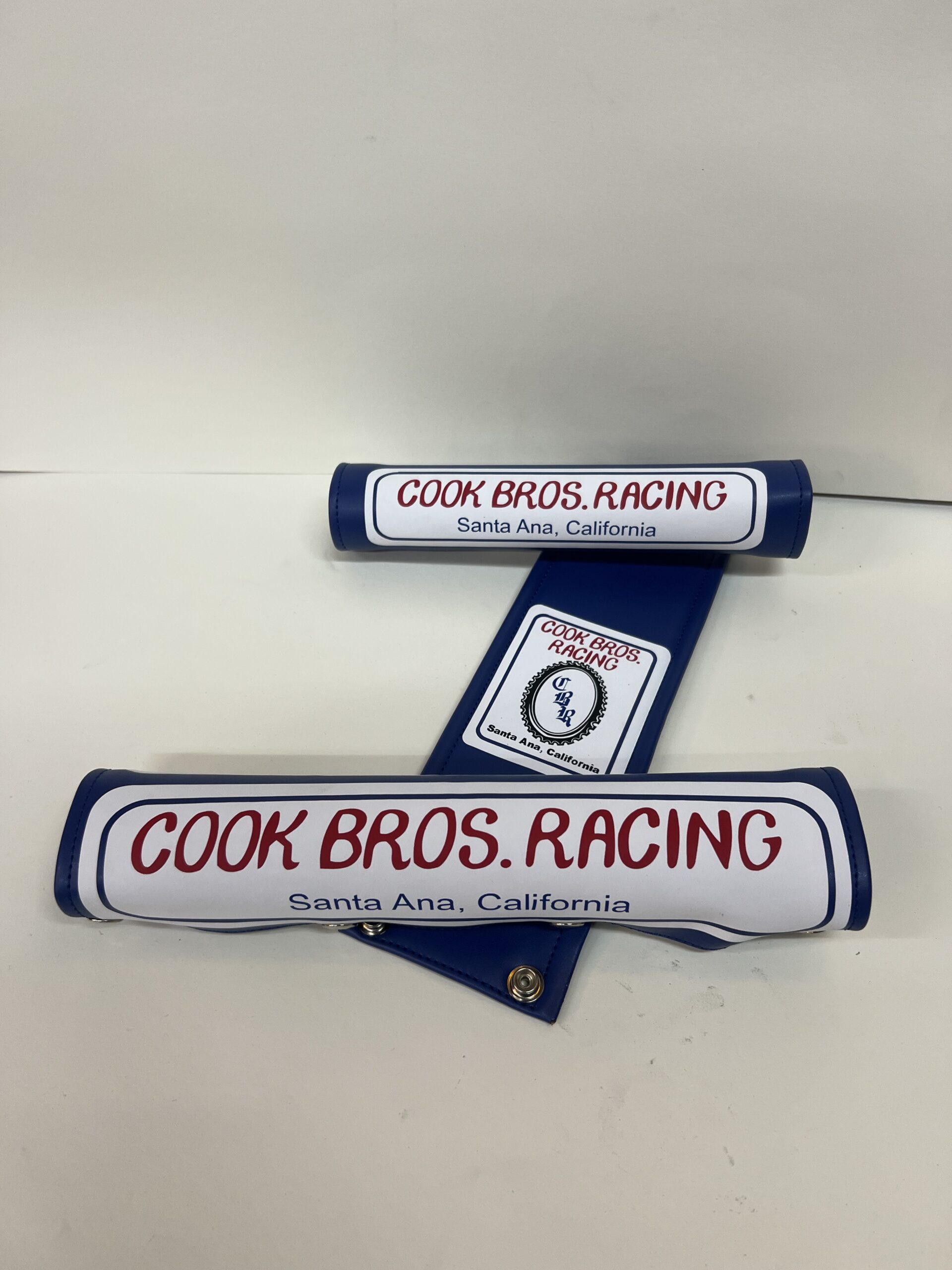 Cook Bros Racing Padset Blue/White – Oldskoolbikeparts